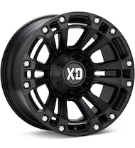 XD Wheels XD851 Monster 3 Black Painted